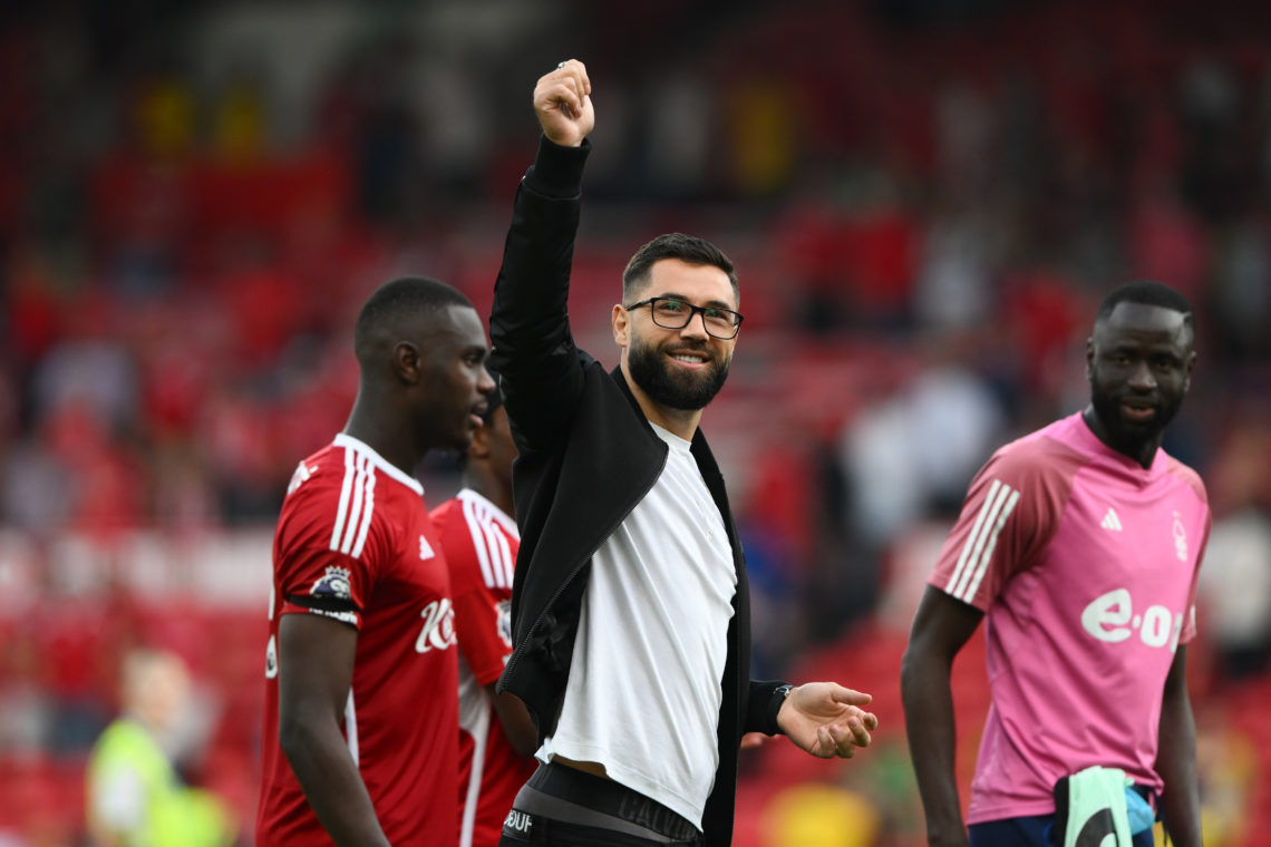 Renan Lodi and Murillo react as Felipe makes emotional Nottingham ...
