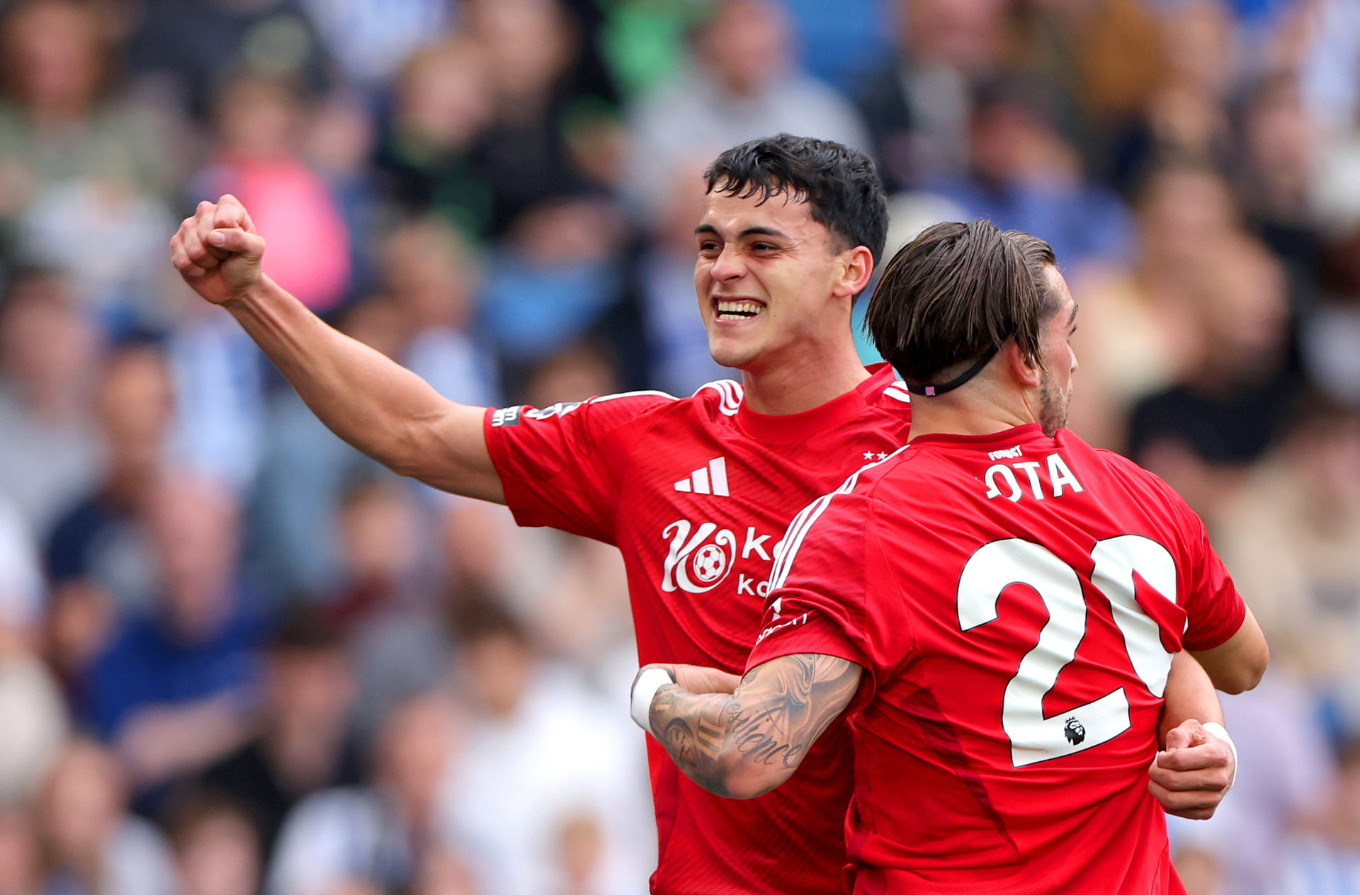 Jota Silva and Murillo in total agreement about Nottingham Forest player